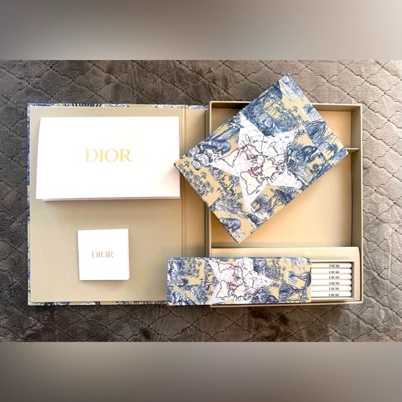Dior | Other | Auth Dior Around The World Couture Stationary Set | Poshmark